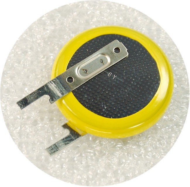 NEW Panasonic BR2330 Lithium 3V Battery w/Solder Tab - PC Pin(Vertical ...