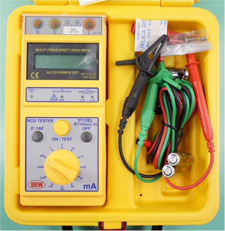 NEW SEW 2712 EL Digital RCD (ELCB) Tester | eBay